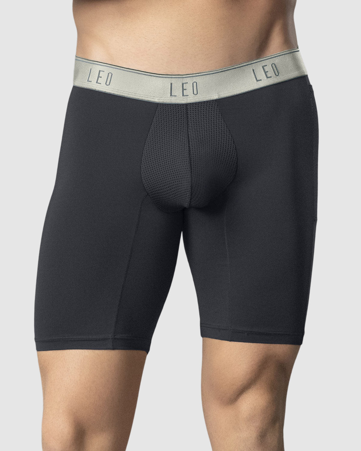 Long Athletic Boxer Brief with Side Pocket | Leonisa