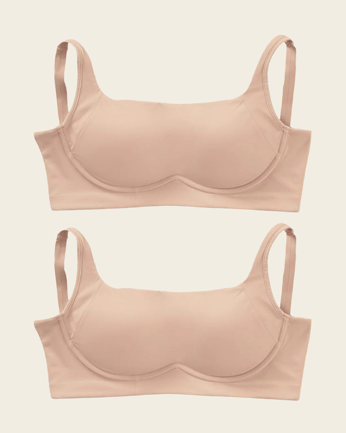2-Pack Everyday Wireless Support Bras | Leonisa